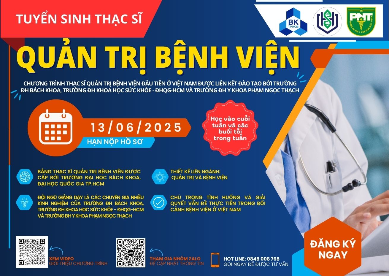 THÔNG BÁO TUYỂN SINH THẠC SĨ NĂM 2025 (Đợt 1) - Khoa Quản lý Công nghiệp